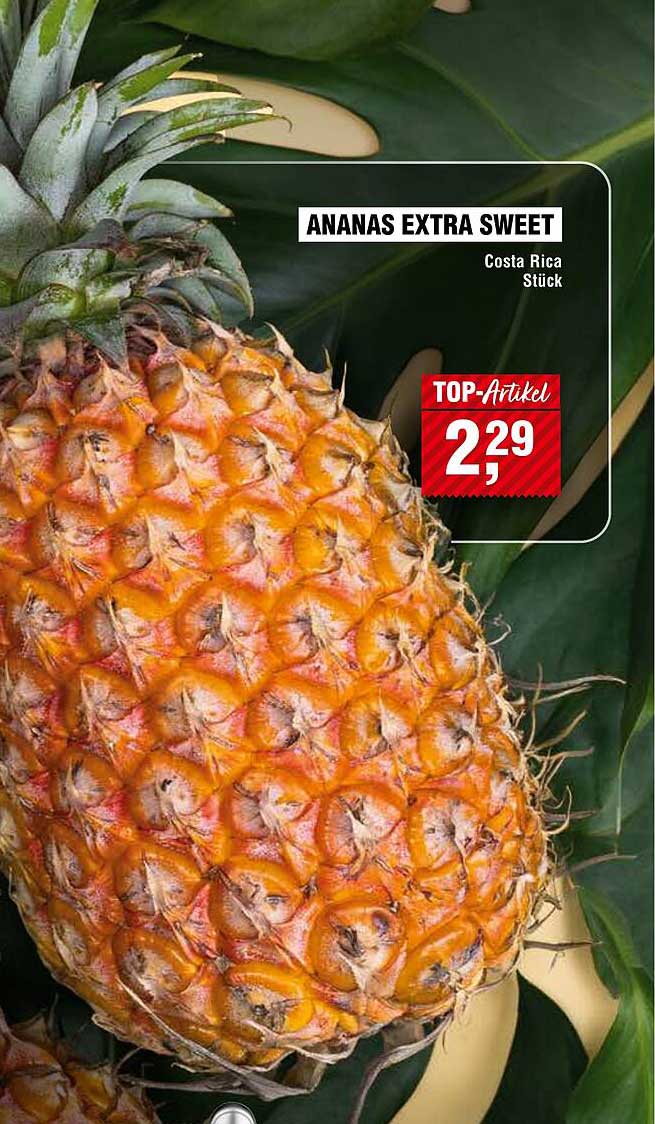 Ananas Extra Sweet Costa Rica Stück Angebot bei Handelshof ...