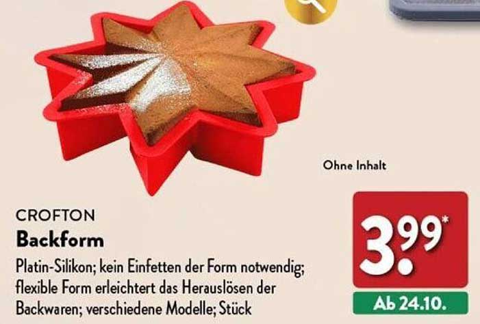 Crofton Backform Angebot bei Aldi Nord