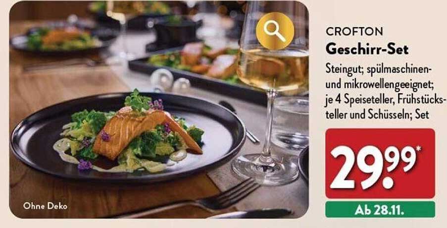 Crofton Geschirr-Set Angebot bei Aldi Nord - ProspektGuru.de