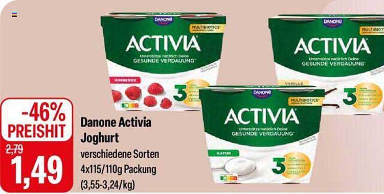 Danone Activia Joghurt Angebot bei Feneberg - ProspektGuru.de