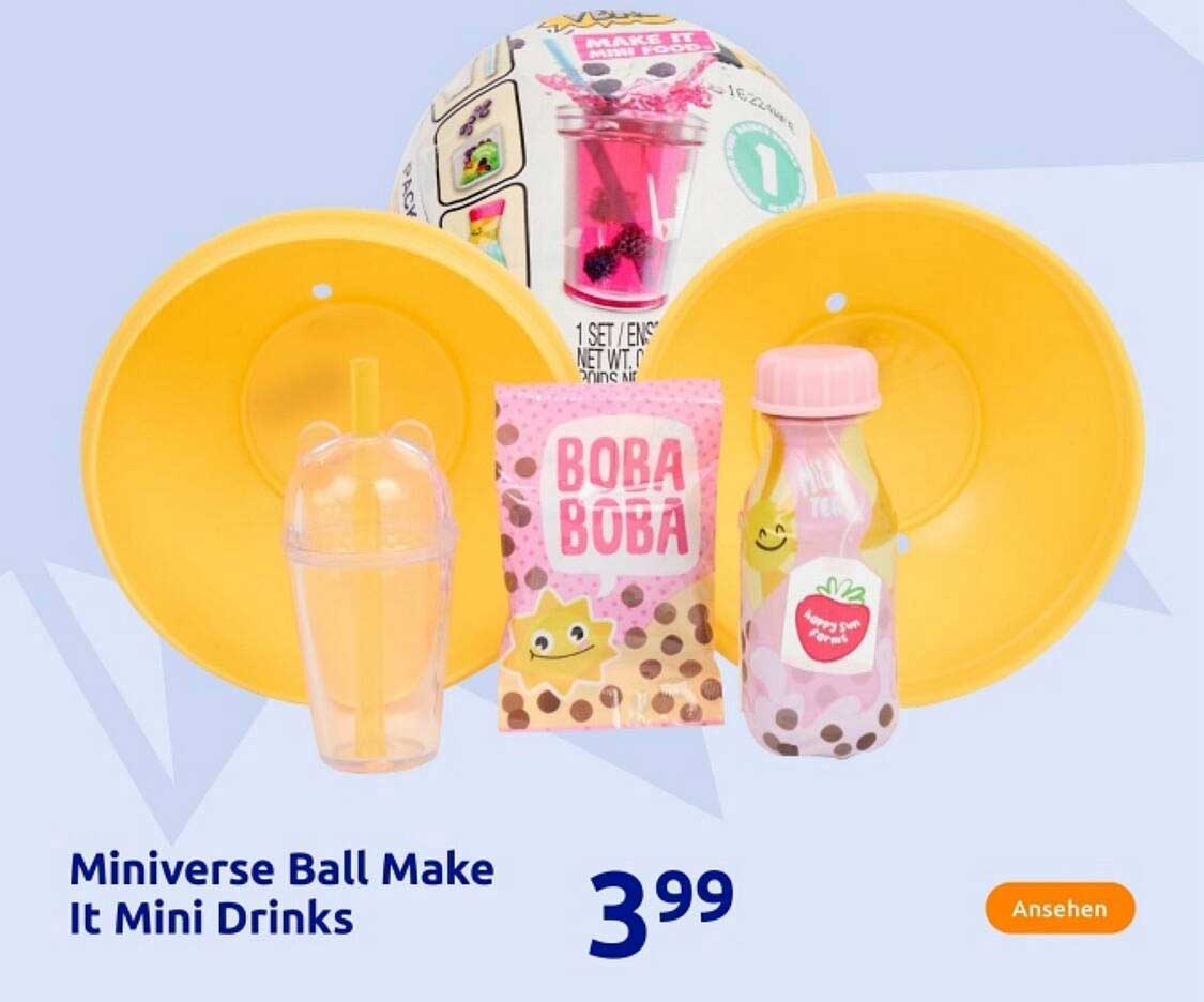 Miniverse Ball Make It Mini Drinks Angebot bei Action