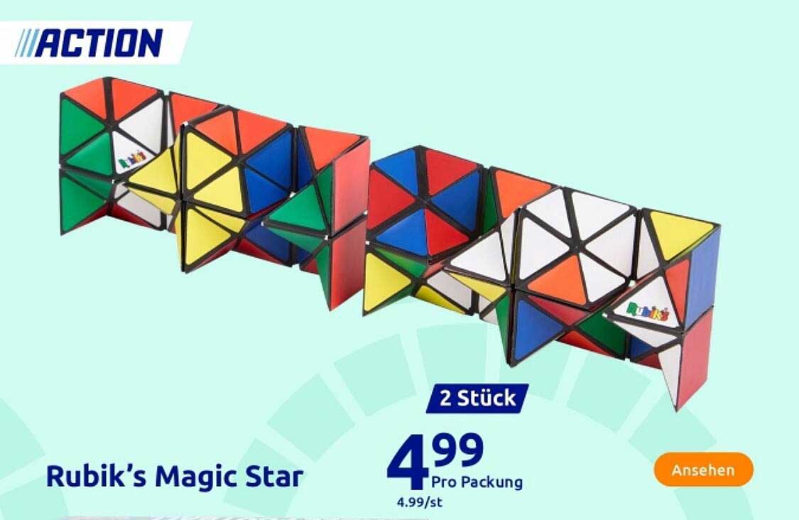Rubik's Magic Star Angebot bei Action - ProspektGuru.de