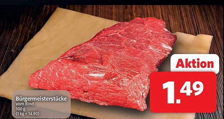 Bürgermeisterstücke Vom Rind Angebot bei Markant - ProspektGuru.de