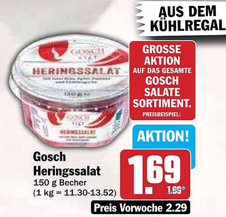 Gosch Heringssalat Angebot bei Hit - ProspektGuru.de