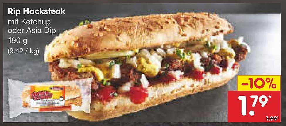 Rip Hacksteak Angebot bei Netto Marken-Discount