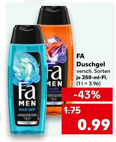 Fa Duschgel Verschiedenen Sorten Je 250 Ml Angebot bei Kaufland ...