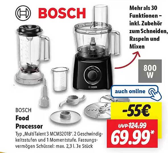 Bosch Food Processor Angebot bei Lidl