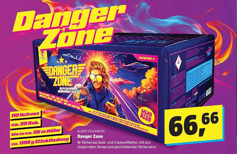 Danger Zone Feuerwerk Angebot bei Thomas Philipps - ProspektGuru.de