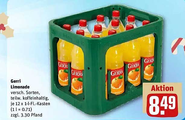 Gerri Limonade – Verschiedene Sorten, Teils Koffeinhaltig Angebot bei ...