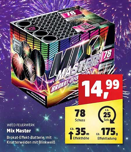 Mix Master Brokat-Effekt-Batterie Angebot bei Thomas Philipps ...