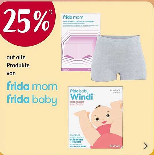 25% Auf Alle Produkte Von Frida Mom, Frida Baby Angebot bei Rossmann ...