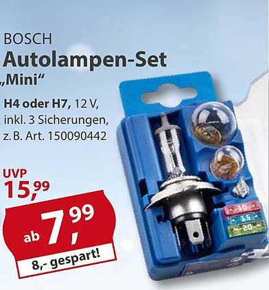 Autolampen-Set „Mini“ Angebot bei Sonderpreis Baumarkt - ProspektGuru.de
