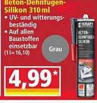 Baufix Beton Dehnfugen Silikon