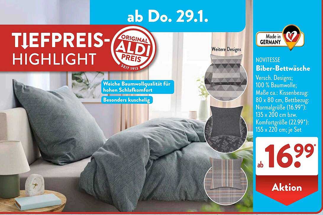 Wunderschöne Aldi Bettwäsche Angebot Diese Woche Ebenbild