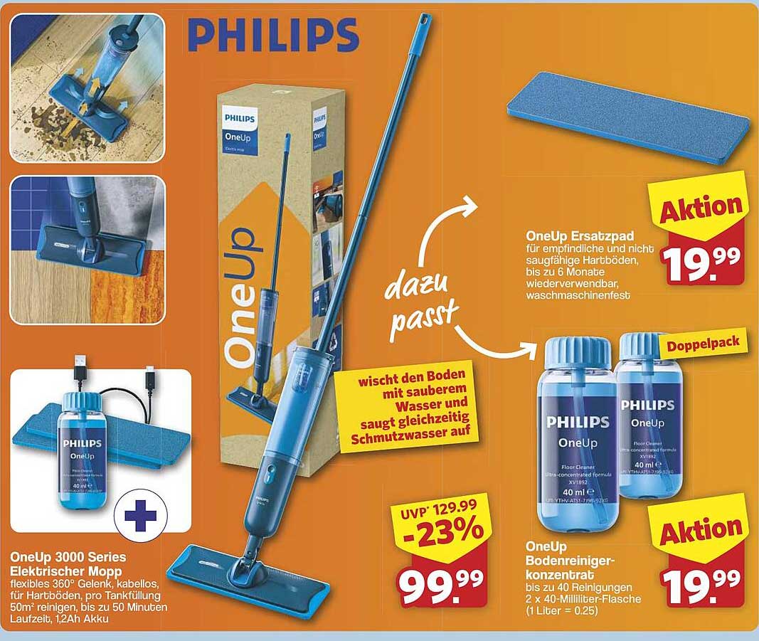 Oneup 3000 Series Elektrischer Mopp Angebot bei Famila Nord West ...