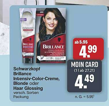 Brilliance Coloration Packung Angebot bei Rossmann - ProspektGuru.de