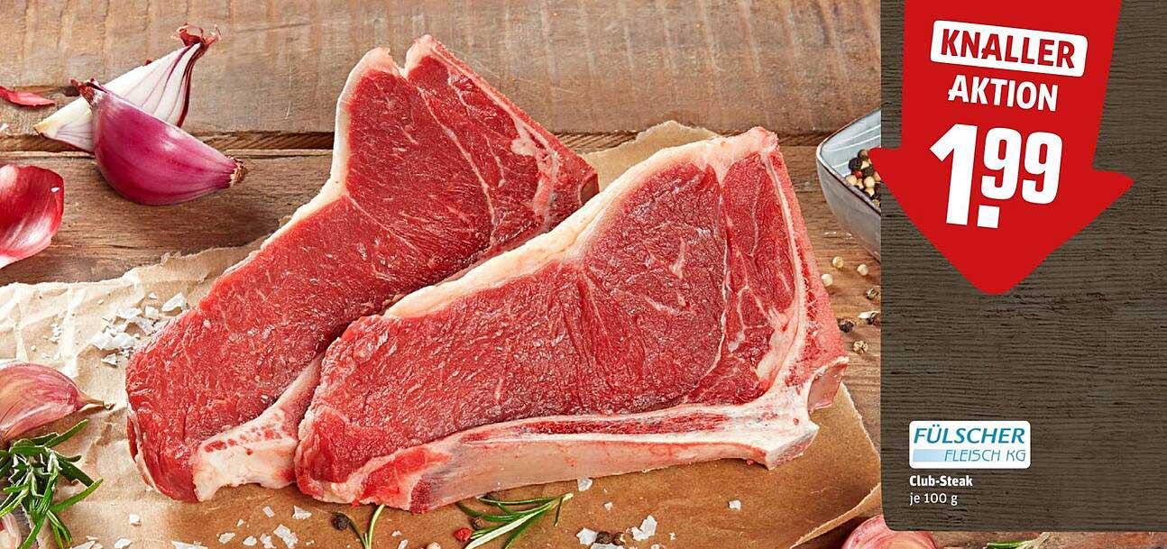 Club-Steak Angebot bei REWE Center