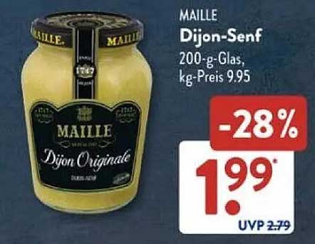 Maille Dijon-Senf Angebot bei Aldi Süd