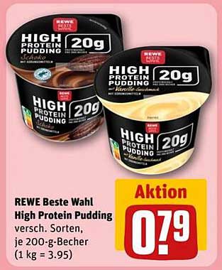 Rewe Beste Wahl High Protein Pudding Angebot bei REWE Center