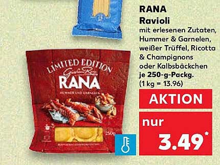 Rana Ravioli Mit Edlen Zutaten – Limited Edition Angebot bei Kaufland