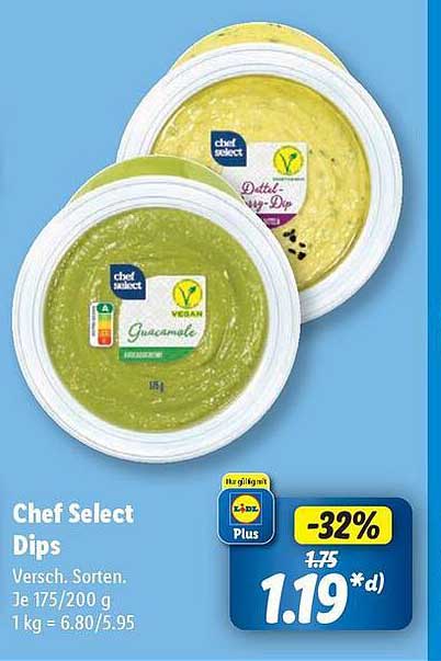 Chef Select Dips Angebot bei Lidl