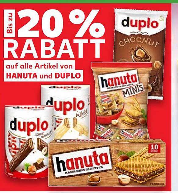 Duplo Hanuta Hanuta Minis Angebot bei Kaufland - ProspektGuru.de