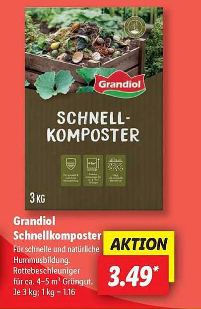 Grandiol Schnellkomposter Angebot bei Lidl