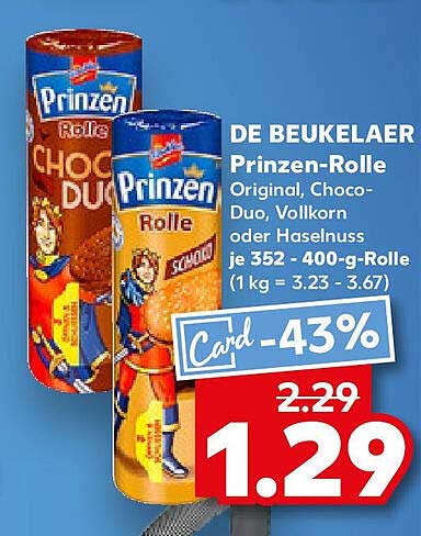 Prinzen-Rolle Angebot bei Kaufland - ProspektGuru.de