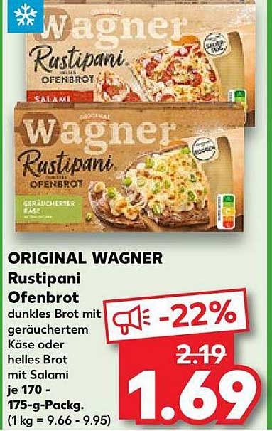 Wagner Rustipani Ofenbrot Angebot bei Kaufland - ProspektGuru.de