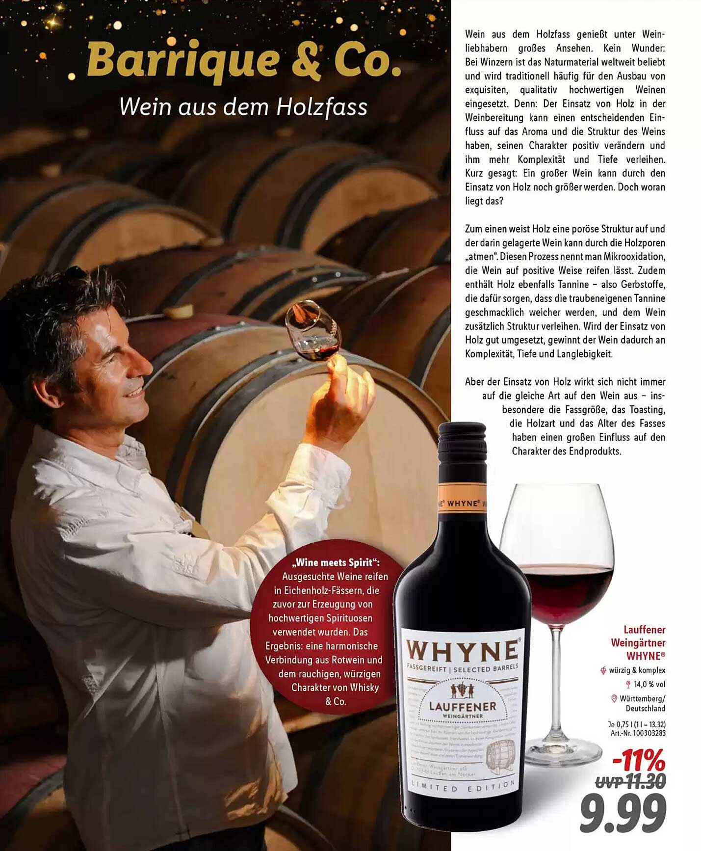 Barrique & Co. Wein Aus Dem Holzfass Angebot bei Lidl
