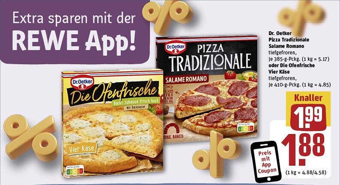Die Ofenfrische Vier Käse Angebot bei REWE