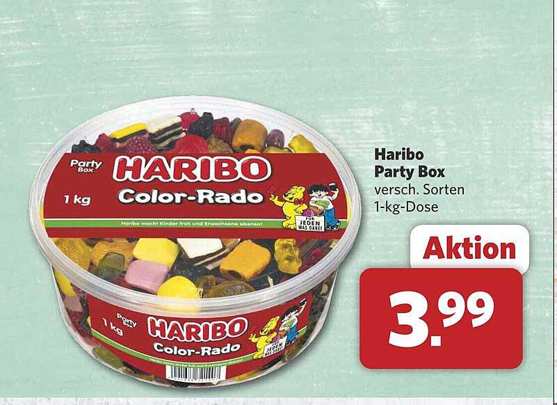 Haribo Party Box Angebot bei Combi