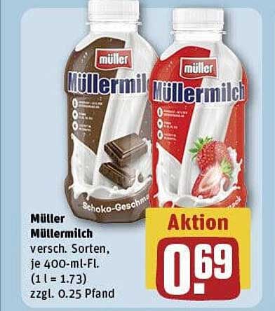 Müller Müllermilch Angebot bei REWE