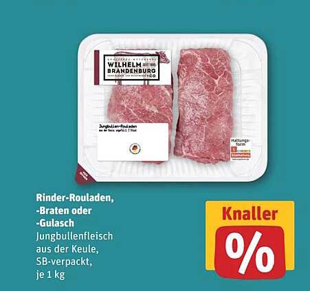 Rinder-Rouladen, -Braten Oder -Gulasch Angebot bei REWE Center ...