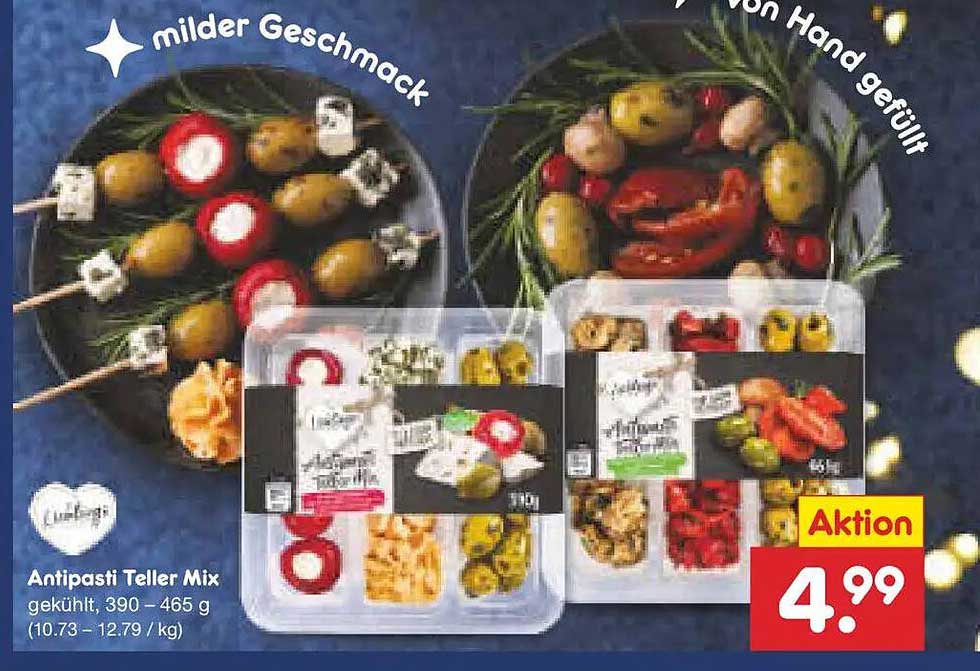 Antipasti Teller Mix Angebot bei Netto Marken-Discount - ProspektGuru.de