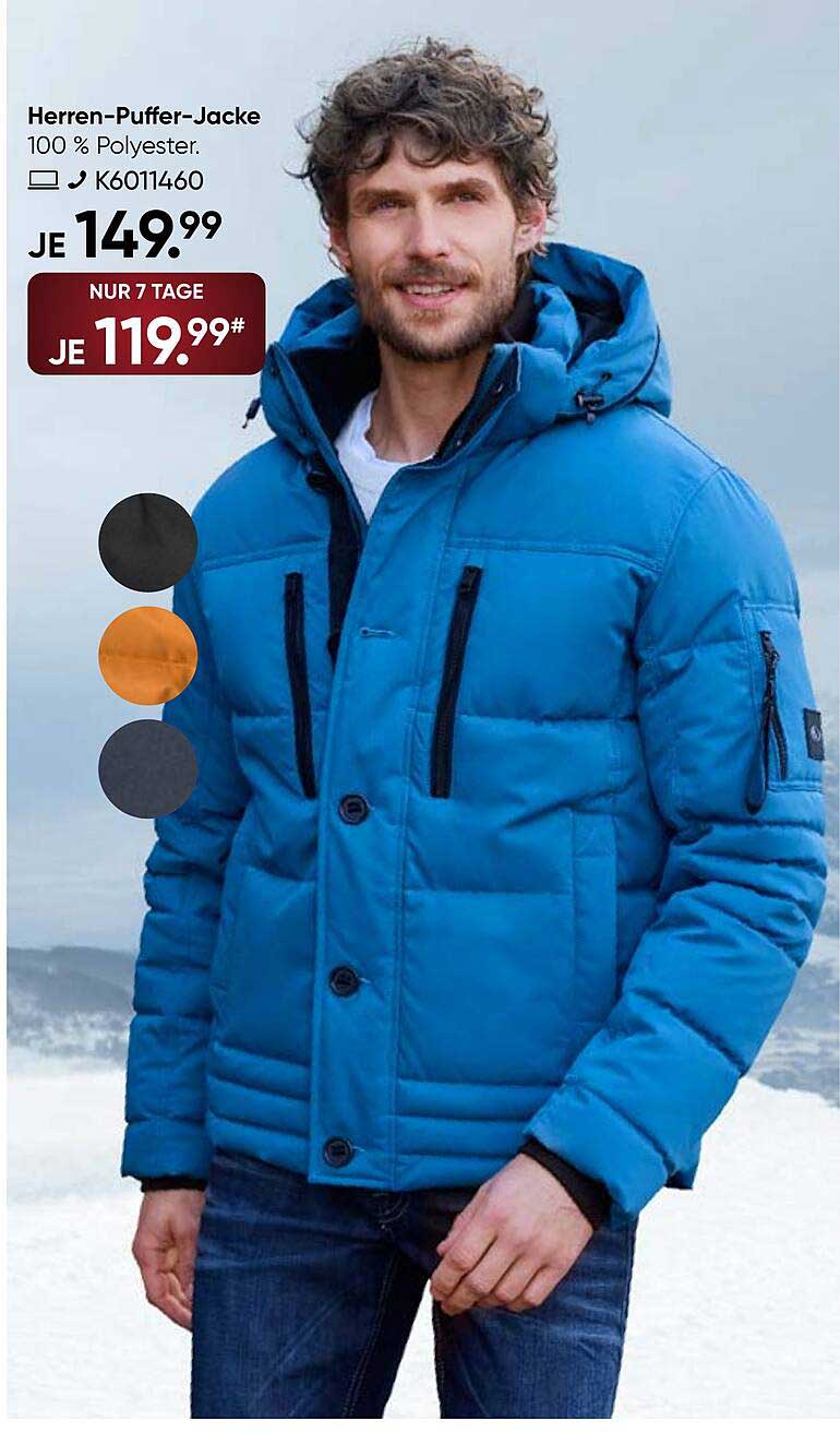 Wunderbar Herren Puffer Jacke Bildnull