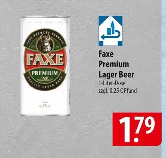 Faxe Premium Lager Beer Angebot bei Famila Nord Ost