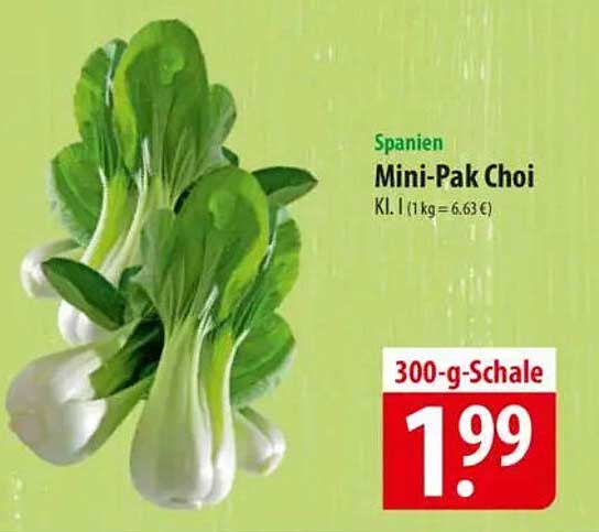 Mini-Pak Choi Angebot bei Famila Nord Ost