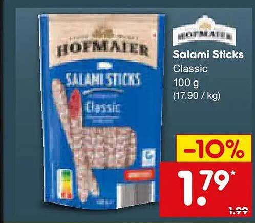 Salami Sticks Classic 100 G Angebot bei Netto Marken-Discount ...