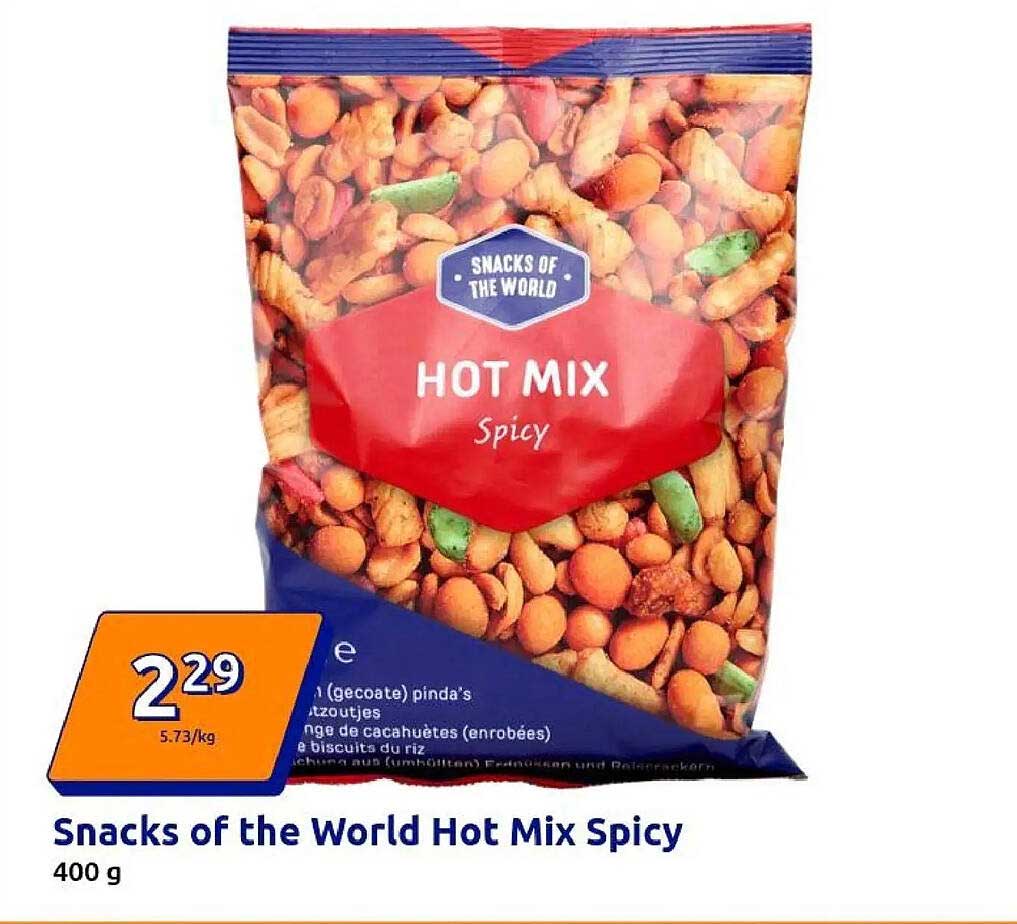 Snacks Of The World Hot Mix Spicy Angebot bei Action - ProspektGuru.de
