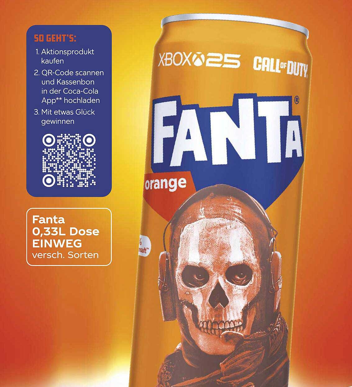 Fanta 0,33L Dose Einweg Versch. Sorten Angebot bei Famila Nord West ...
