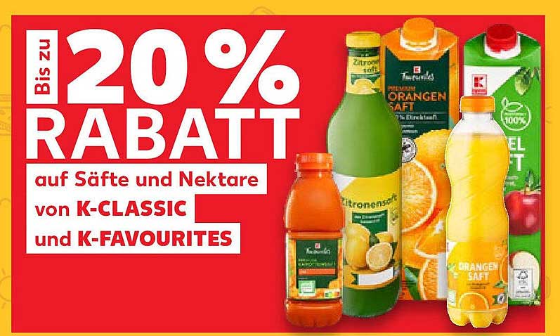 Säfte Und Nektare Von K-Classic Und K-Favourites Angebot bei Kaufland