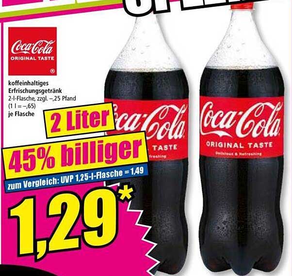 Coca-Cola Original Taste Angebot bei Norma