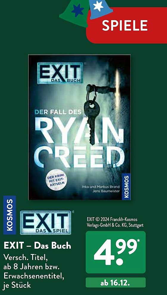 Exit – Das Buch Angebot bei Aldi Süd - ProspektGuru.de