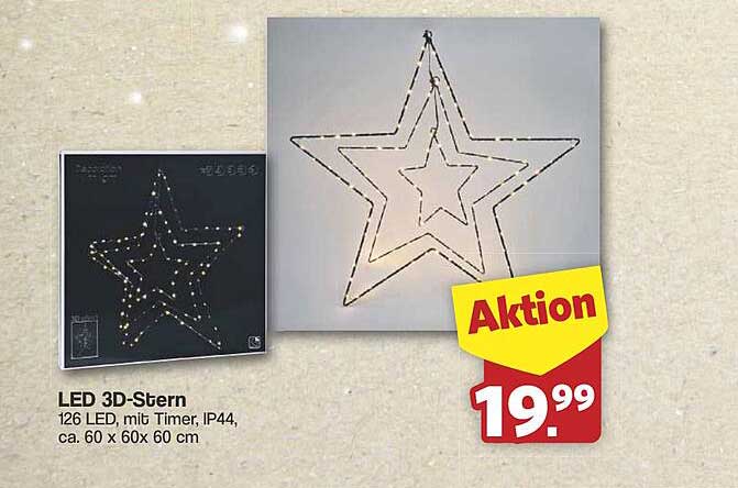 Led 3D-Stern Angebot bei Famila Nord West