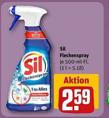 Sil Flecken Spray Angebot bei REWE Kaufpark