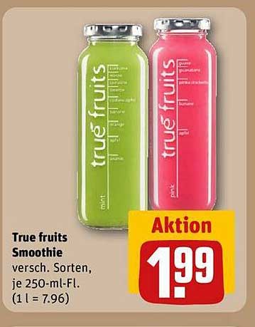 True Fruits Smoothie Angebot bei REWE Kaufpark