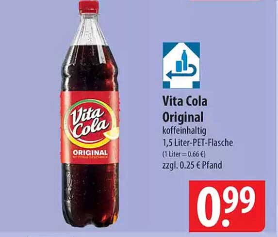Vita Cola Original Angebot bei Famila Nord Ost