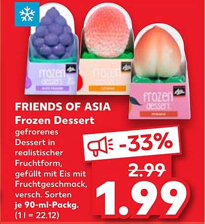 Friends Of Asia Frozen Dessert Gefrorenes Dessert In Realistischer ...