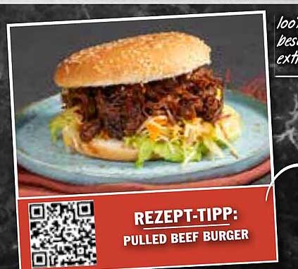 Rezept-Tipp: Pulled Beef Burger Angebot bei Hit - ProspektGuru.de